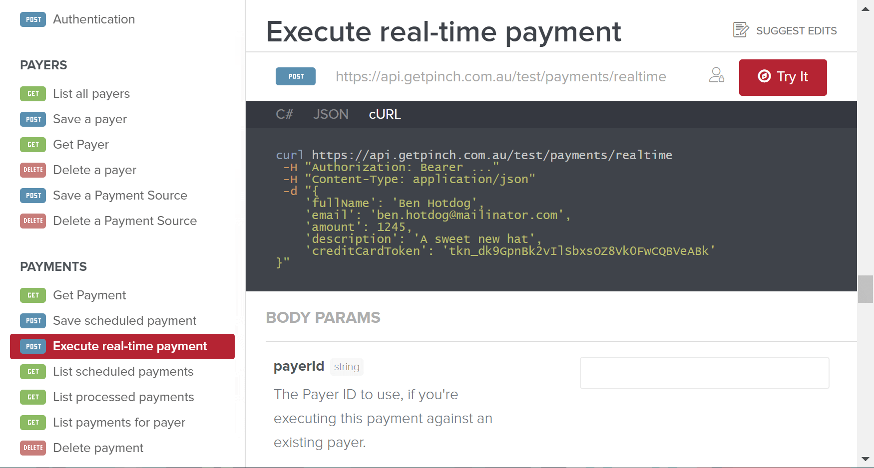 Australian Payments Processing API - 1.68% + 30c